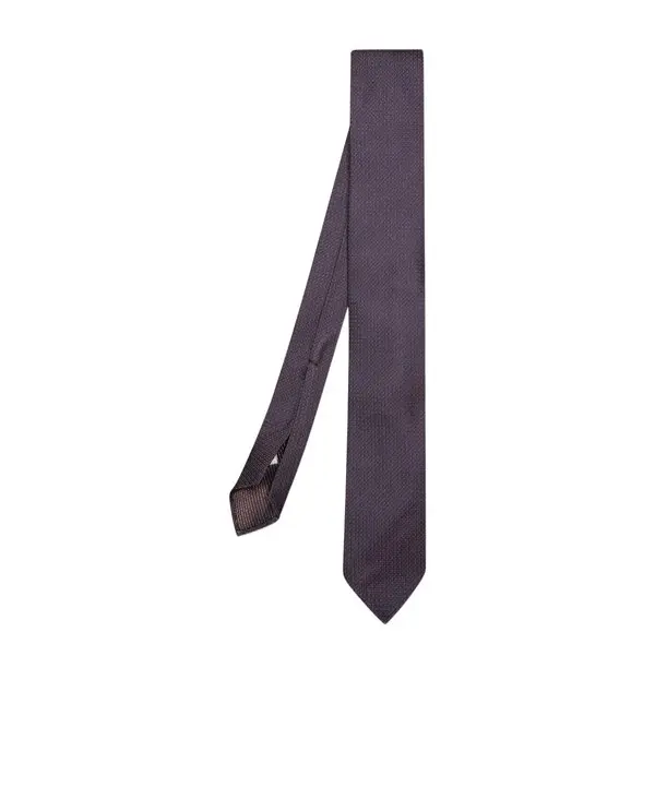 LARDINI Textured Pattern Tie