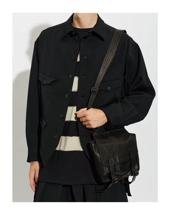 Yohji Yamamoto Flap Shoulder Bag