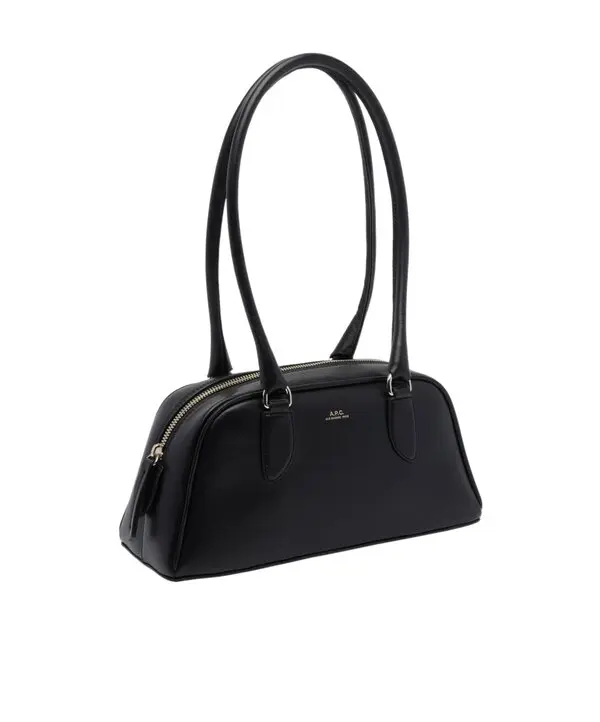 A.p.c. Leather Zippered Handbag