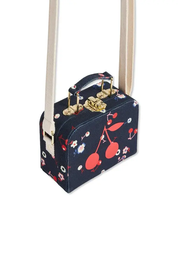 Bonpoint Aimane Printed Shoulder Bag - Navy