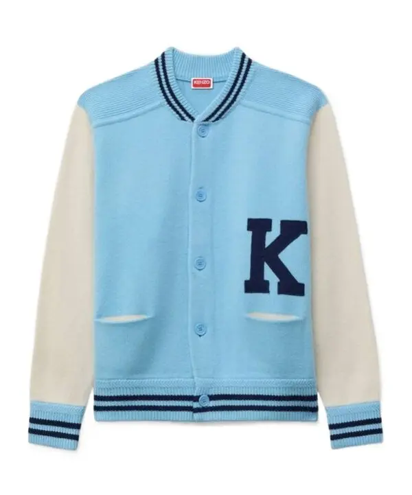 Kenzo Varsity Wool Cardigan