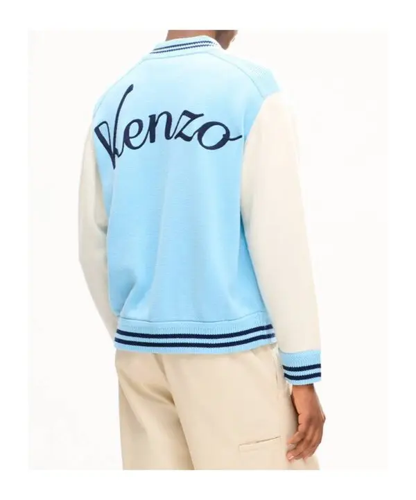 Kenzo Varsity Wool Cardigan