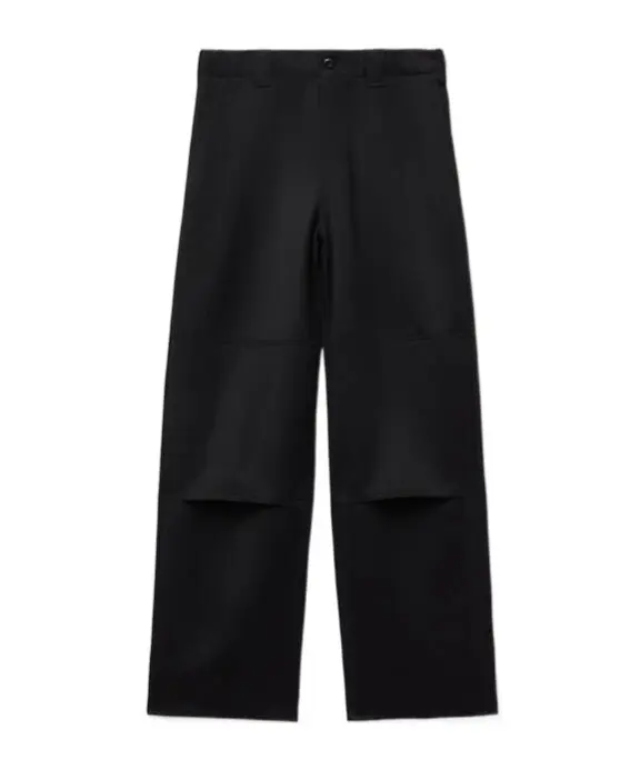 Kenzo Double Knee Chino In Virgin Wool