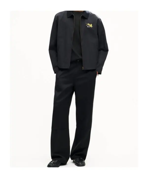 Kenzo Double Knee Chino In Virgin Wool