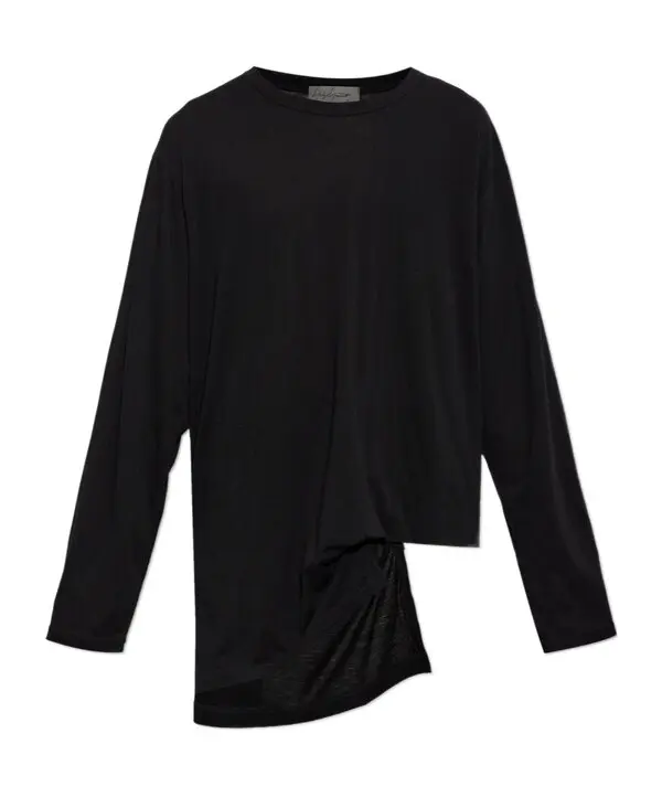Yohji Yamamoto Crew Neck Long-sleeved T-shirt