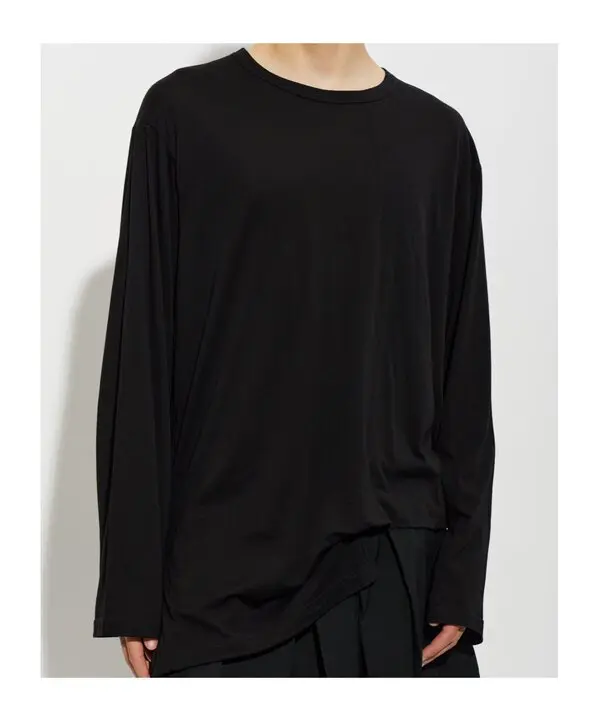 Yohji Yamamoto Crew Neck Long-sleeved T-shirt