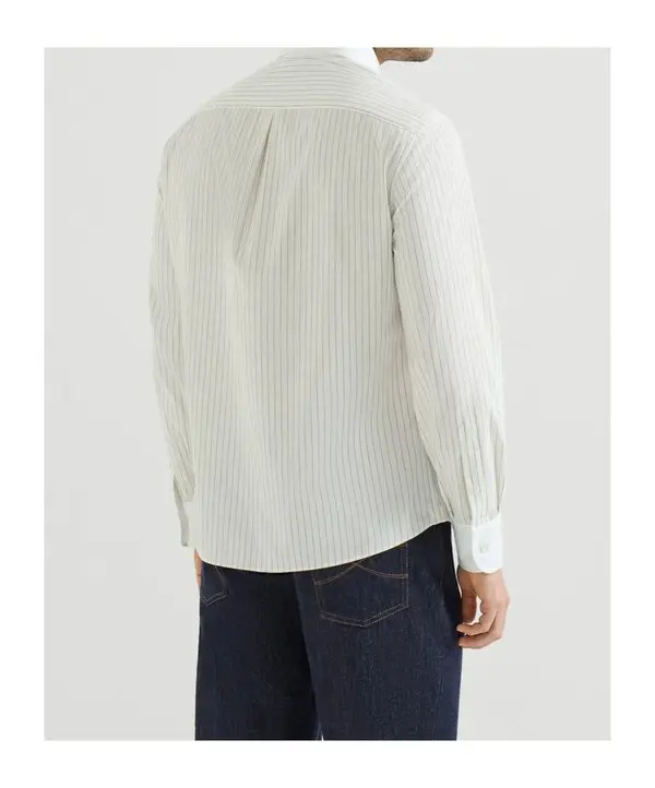 Brunello Cucinelli Striped Shirt