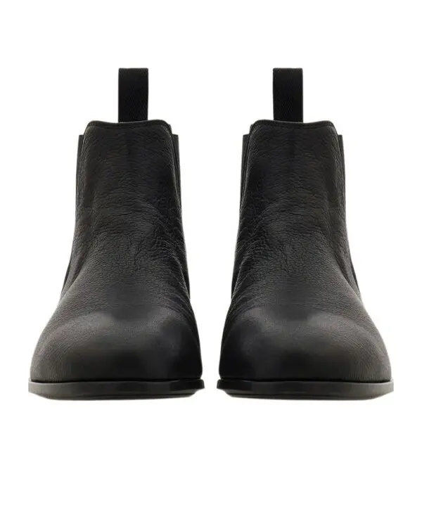 FERRAGAMO Calfskin Suede Chelsea Boot