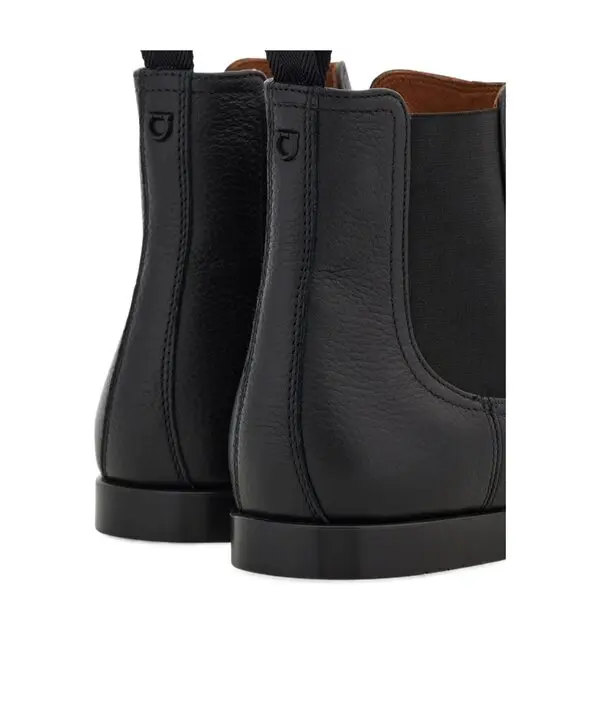 FERRAGAMO Calfskin Suede Chelsea Boot