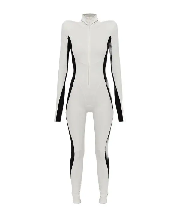 Dsquared2 Contrast Panel Jumpsuit - White