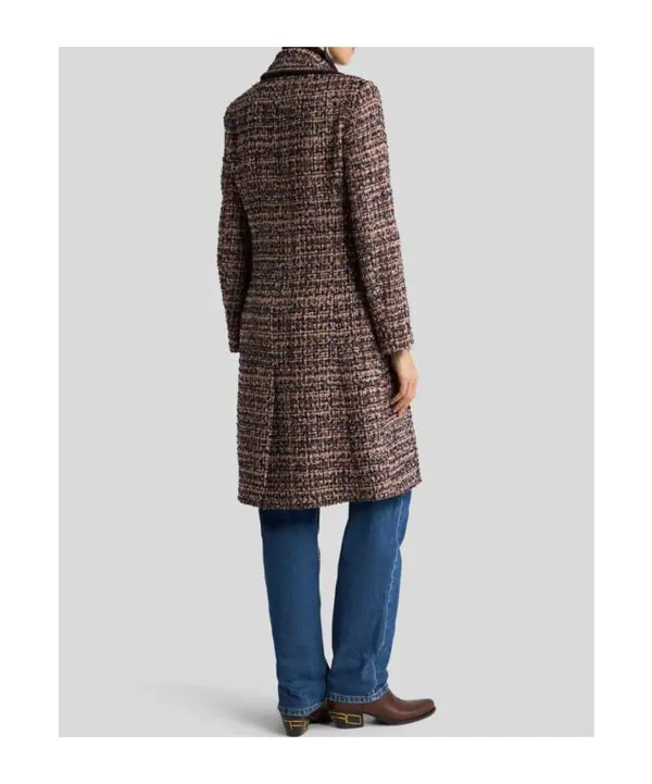 Etro Multicoloured Tweed Coat