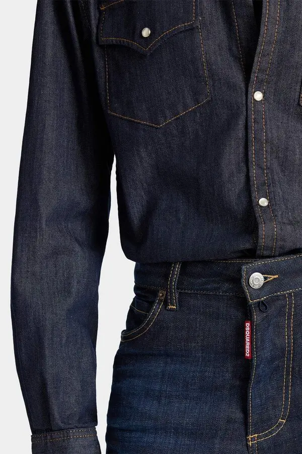 Dsquared2 Dark-shirting Western Shirt