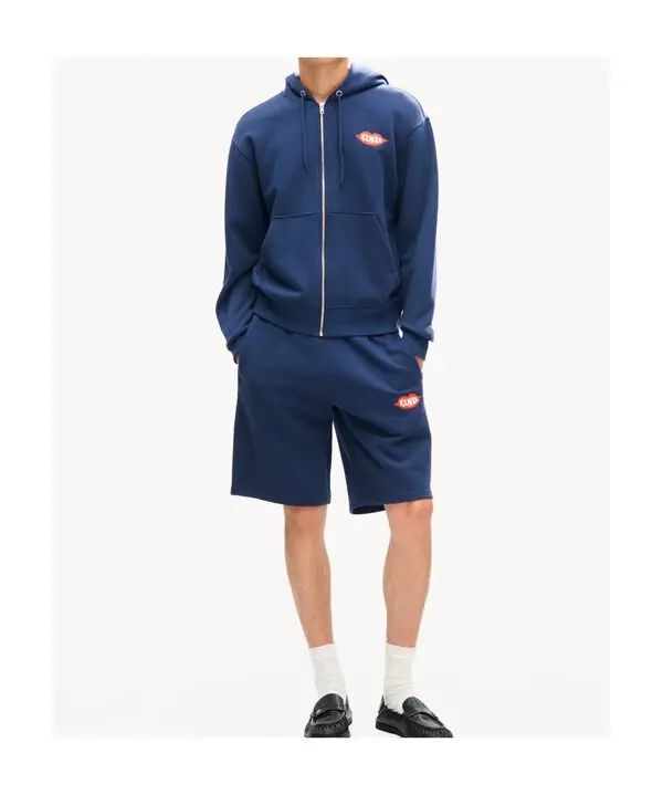Kenzo Loves' Embroidered Hoodie In Cotton