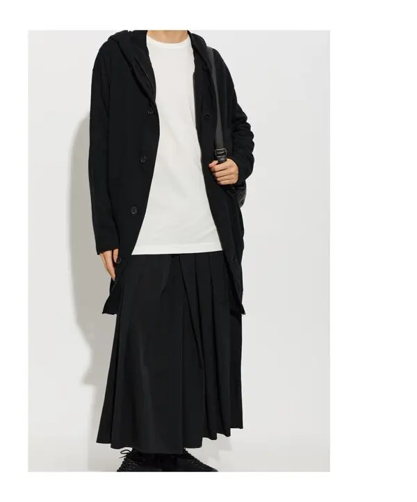 Yohji Yamamoto Long-sleeved Hooded Jacket