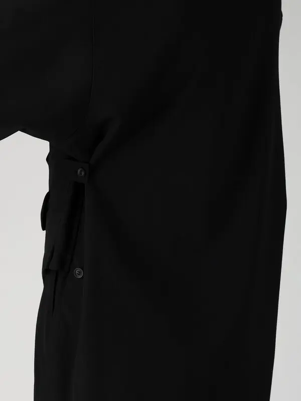 Yohji Yamamoto Wool Gabardine Vest Layered Blouse