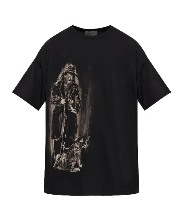 Yohji Yamamoto Oversized Graphic T-shirt
