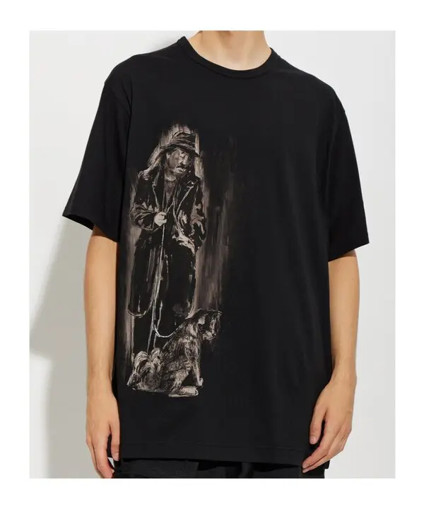 Yohji Yamamoto Oversized Graphic T-shirt