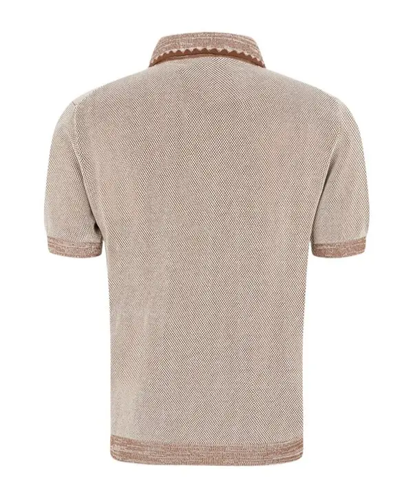 Etro Snap-button Piqué Polo Shirt