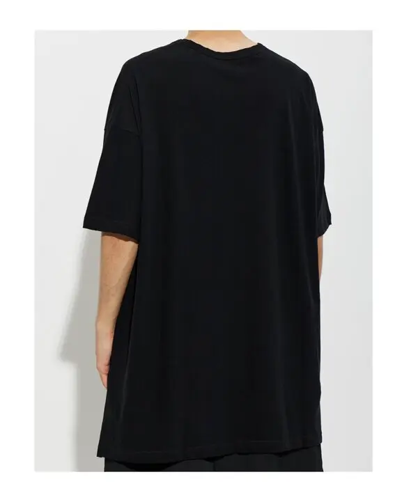 Yohji Yamamoto Oversized Draped Pocket T-shirt - Black
