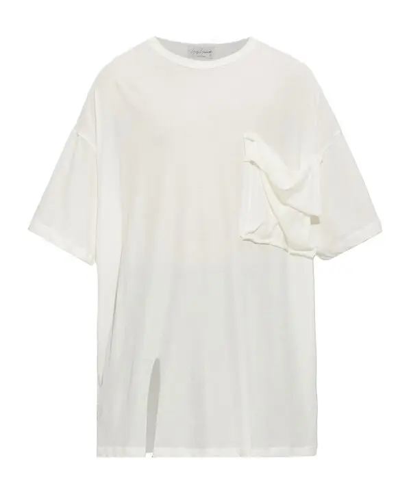 Yohji Yamamoto Draped Pocket Oversized T-shirt