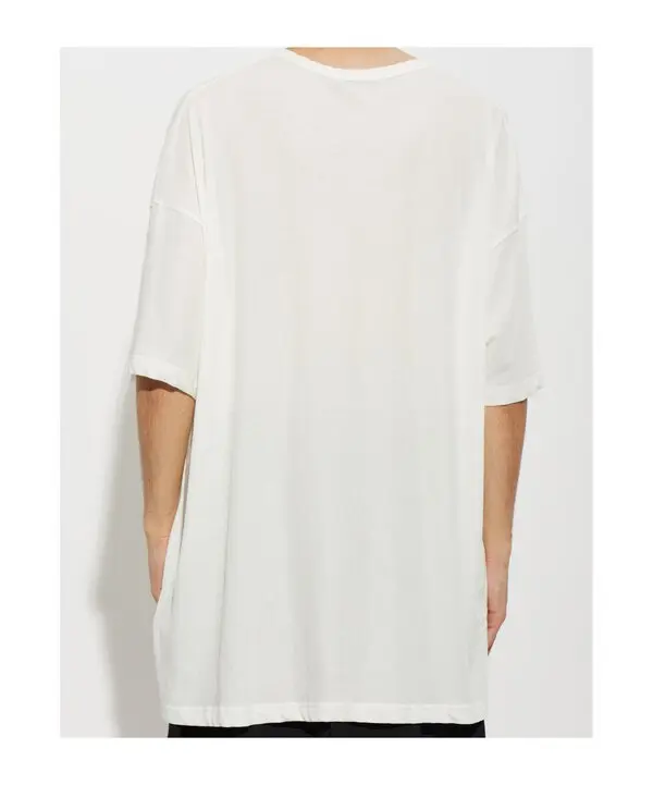 Yohji Yamamoto Draped Pocket Oversized T-shirt