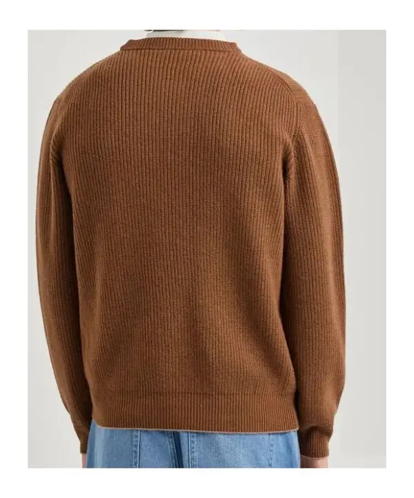 Canali Light Wool And Cashmere Crew Neck Sweater