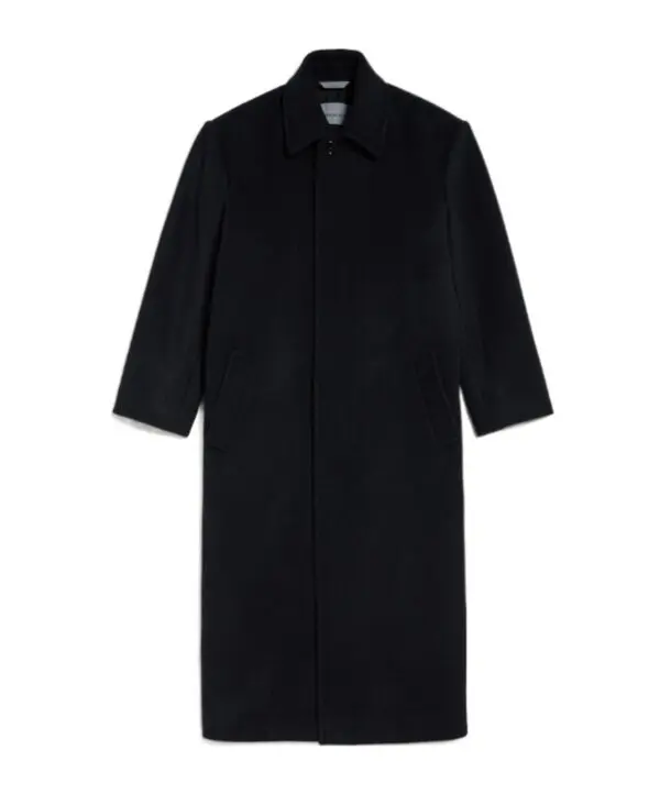Balenciaga Long Double-faced Cocoon Coat