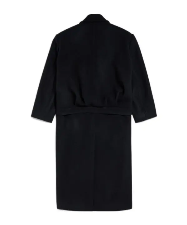 Balenciaga Long Double-faced Cocoon Coat