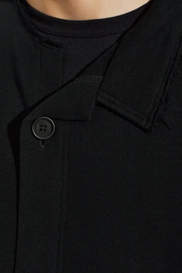 Yohji Yamamoto Buttoned Long Cardigan