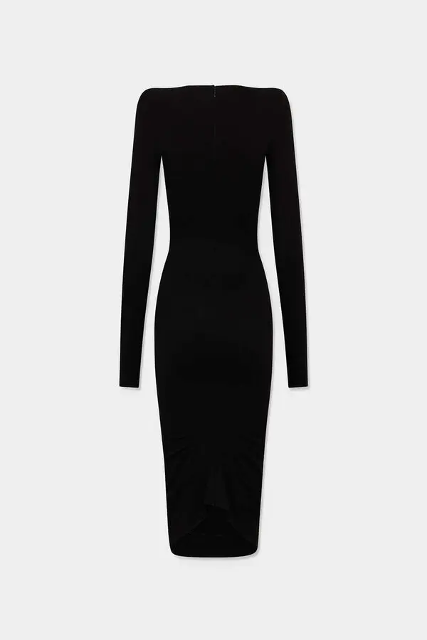 Dsquared2 Long-sleeve Midi Dress