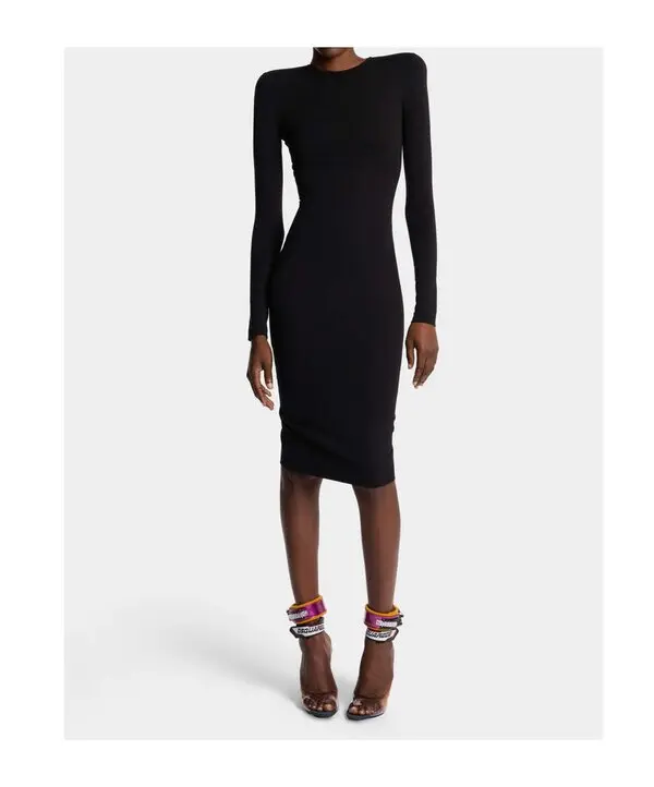 Dsquared2 Long-sleeve Midi Dress