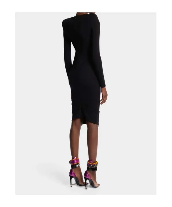Dsquared2 Long-sleeve Midi Dress
