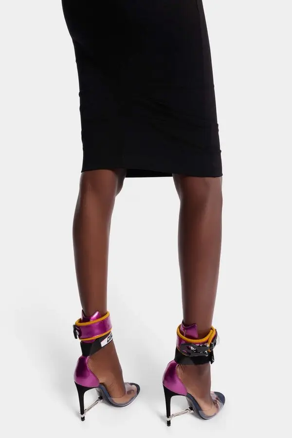 Dsquared2 Long-sleeve Midi Dress