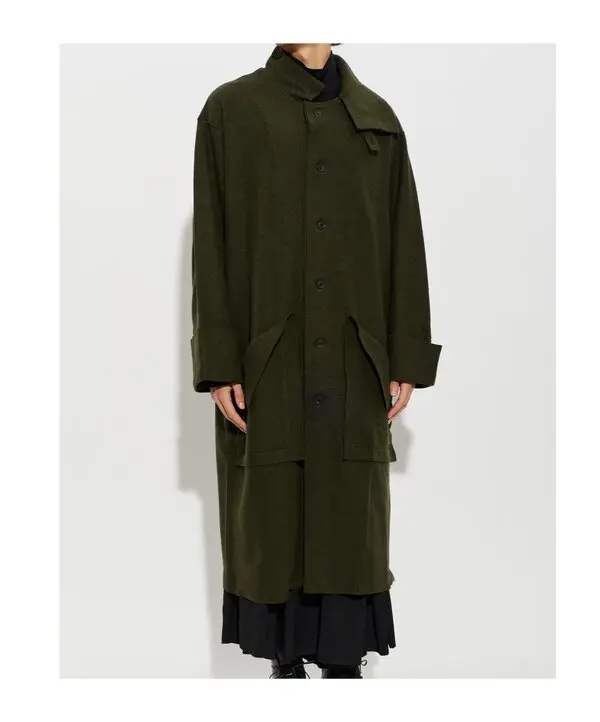 Yohji Yamamoto Long-sleeved Coat