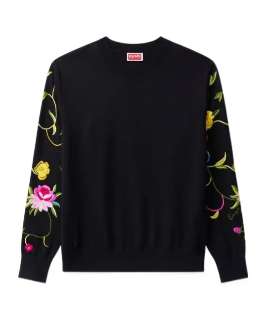 Kenzo Wildflower" Wool And Silk Jumper