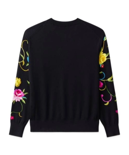 Kenzo Wildflower" Wool And Silk Jumper