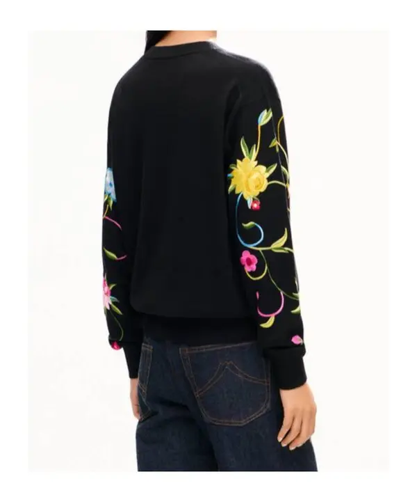 Kenzo Wildflower" Wool And Silk Jumper