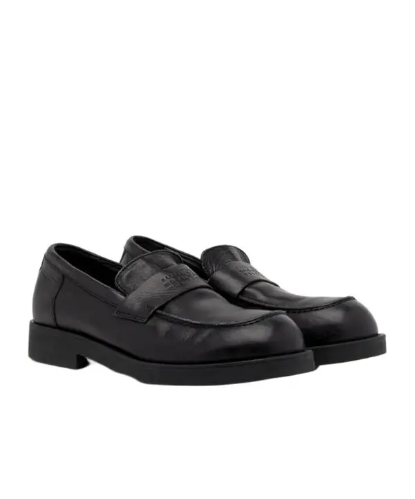 MAISON MARGIELA Biker Washed-suede Loafers