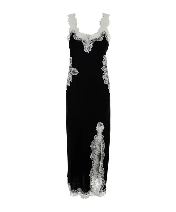 Gold Hawk Spaghetti-strap Maxi Dress