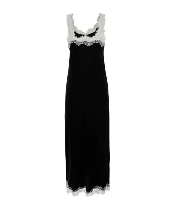Gold Hawk Spaghetti-strap Maxi Dress