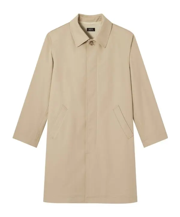 A.p.c. Cotton Gabardine Trench Coat