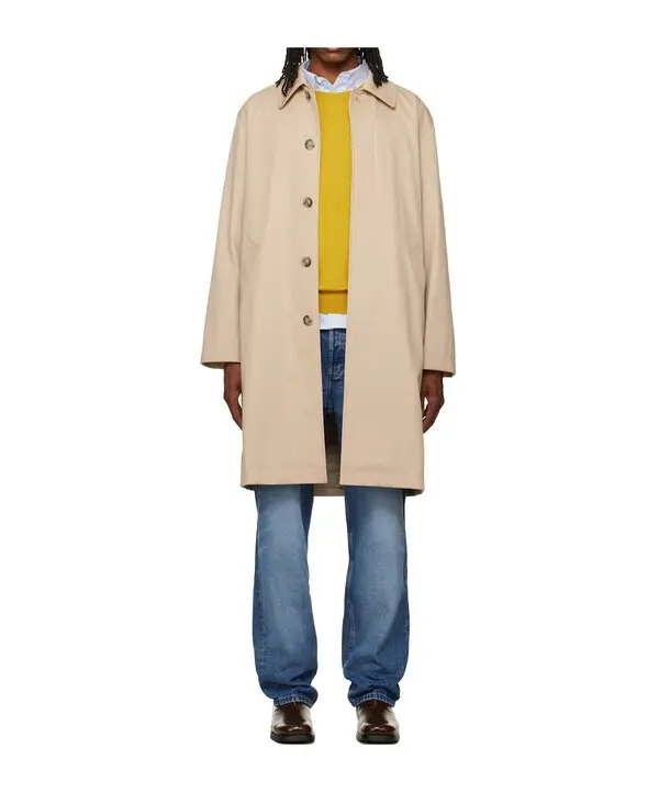 A.p.c. Cotton Gabardine Trench Coat