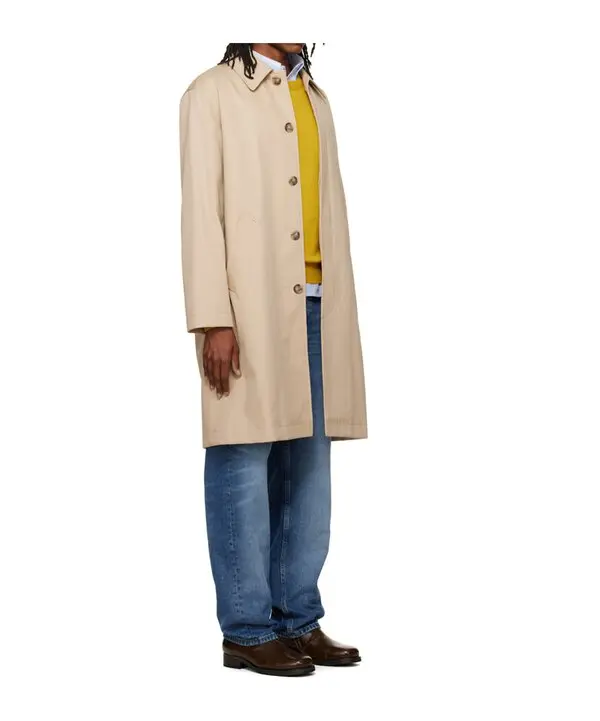 A.p.c. Cotton Gabardine Trench Coat
