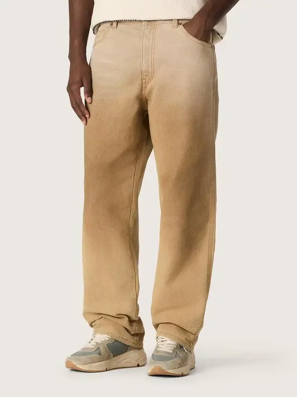 GOLDEN GOOSE Gradient Cotton Canvas Trousers