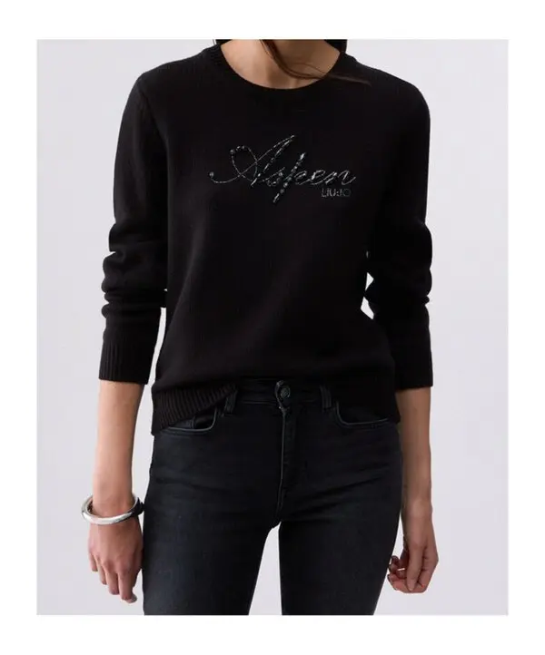 Liu Jo Gem-embroidered Sweater
