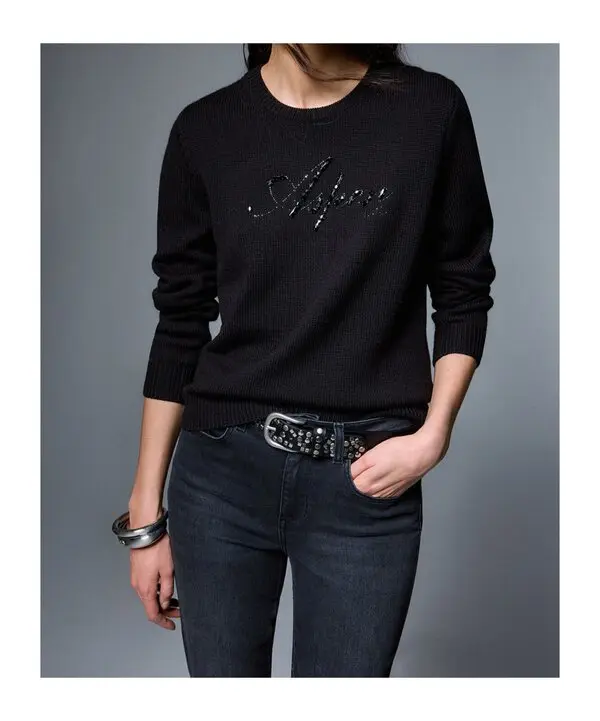 Liu Jo Gem-embroidered Sweater