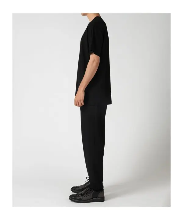 Yohji Yamamoto Soft Single Jersey Round Neck Ss Tee