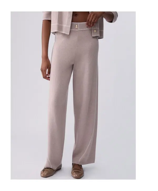 Liu Jo Contrast-stitch Casual Trousers