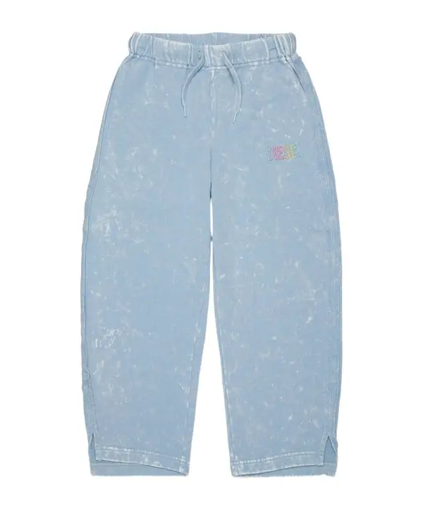 DIESEL® Acid-wash Logo-print Track Pants