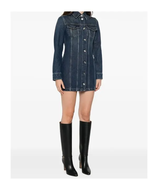 Liu Jo Long-sleeve Denim Dress